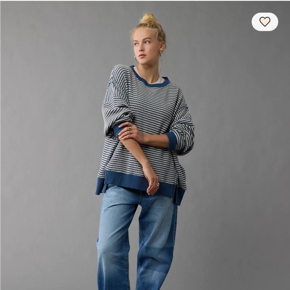 American Eagle Outfitters | Sweaters | Big Hug Waffle Sweatshirt | Poshmark